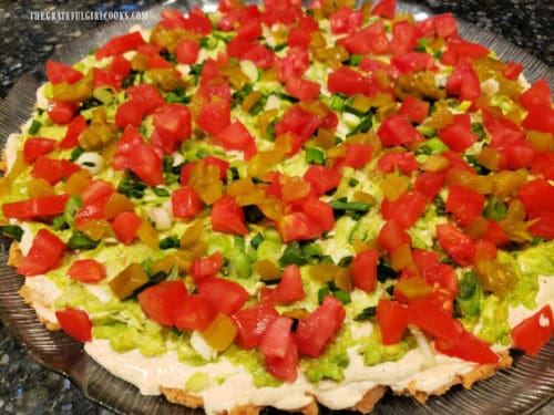 Mexican Layer Dip (great appetizer!) / The Grateful Girl Cooks!