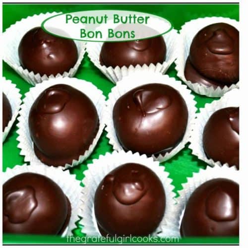 Peanut Butter Bon Bons (truffles) / The Grateful Girl Cooks!