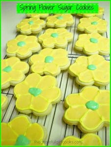 Spring Flower Sugar Cookies / The Grateful Girl Cooks!