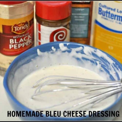 Homemade Bleu Cheese Dressing - The Grateful Girl Cooks!