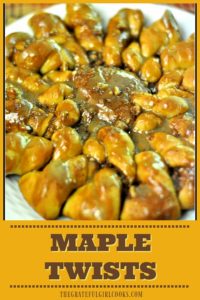 Maple Twists (pull apart pastry) / The Grateful Girl Cooks!