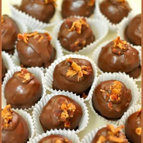 Maple Bacon Pecan Truffles / The Grateful Girl Cooks!