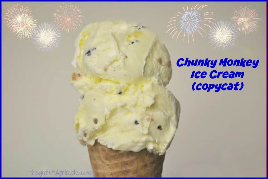 Chunky Monkey Ice Cream (copycat) | The Grateful Girl Cooks!