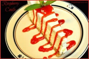 Raspberry Coulis (dessert sauce) / The Grateful Girl Cooks!