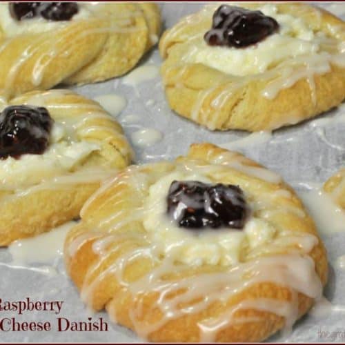Raspberry Cream Cheese Danish / The Grateful Girl Cooks!