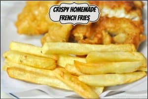 Crispy Homemade French Fries / The Grateful Girl Cooks!