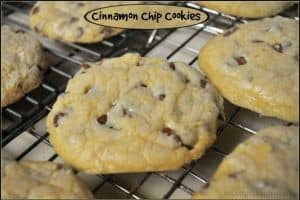 Cinnamon Chip Cookies (easy and delicious) / The Grateful Girl Cooks!