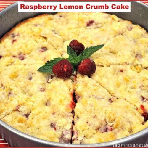 Raspberry Lemon Crumb Cake / The Grateful Girl Cooks!