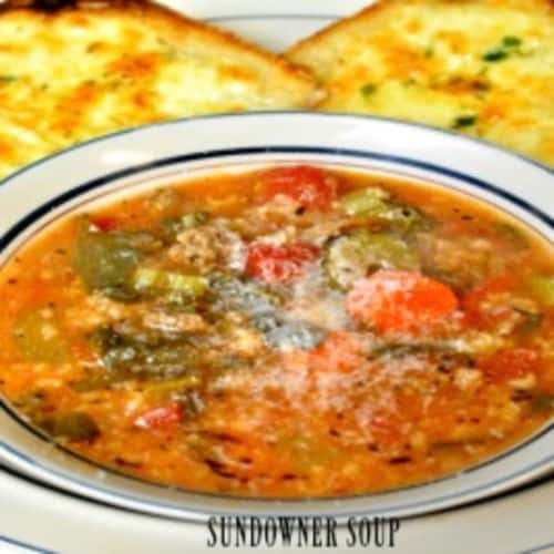 Sundowner Soup (Italian inspired) / The Grateful Girl Cooks!