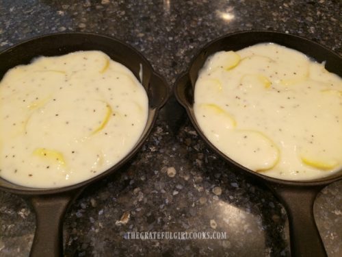 Scalloped Potatoes For Two / The Grateful Girl Cooks!