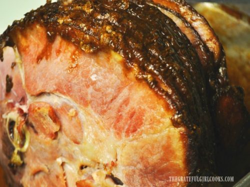Brown Sugar Glazed Ham (easy!) - The Grateful Girl Cooks!