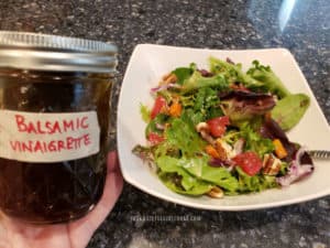 Homemade Balsamic Vinaigrette / The Grateful Girl Cooks!