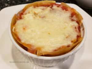 Mini Lasagna Bowls (for 2) / The Grateful Girl Cooks!