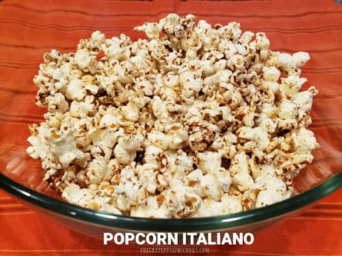 Popcorn Italiano (popped and baked) / The Grateful Girl Cooks!
