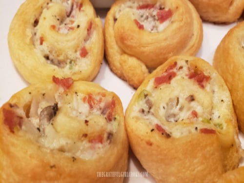 Cheesy Calzone Pinwheels / The Grateful Girl Cooks!
