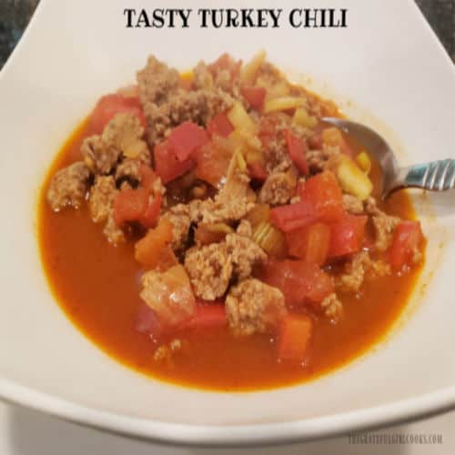 Tasty Turkey Chili / The Grateful Girl Cooks!