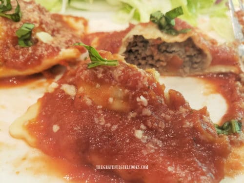 Homemade Beef Ravioli - The Grateful Girl Cooks!