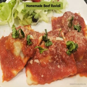 Homemade Beef Ravioli - The Grateful Girl Cooks!