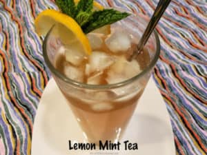 Lemon Mint Tea - The Grateful Girl Cooks!