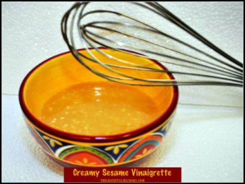 Creamy Sesame Vinaigrette - The Grateful Girl Cooks!