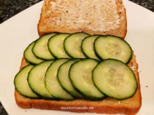 Bacon Tomato Cucumber Sandwich - The Grateful Girl Cooks!