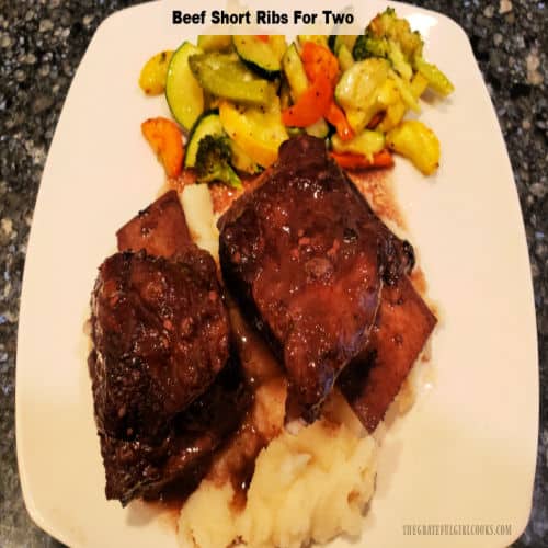 Beef Short Ribs for Two - The Grateful Girl Cooks!