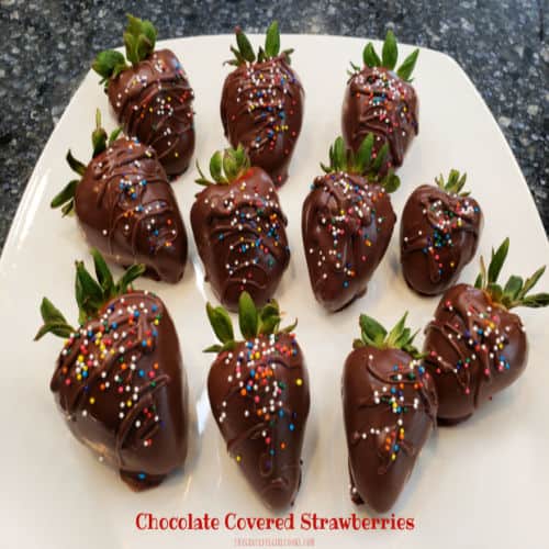 Chocolate Covered Strawberries - The Grateful Girl Cooks!