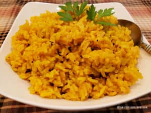 Spiced Yellow Rice - The Grateful Girl Cooks!
