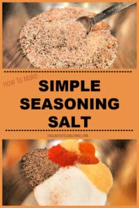 Simple Seasoning Salt - The Grateful Girl Cooks!