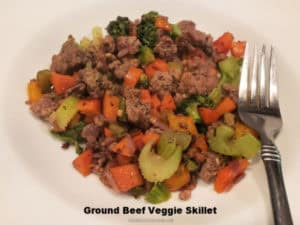 Ground Beef Veggie Skillet - The Grateful Girl Cooks!