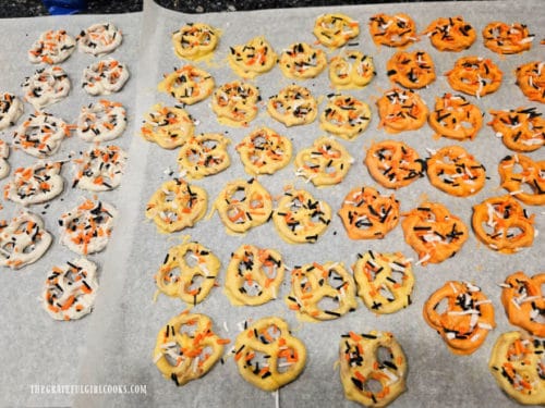 Chocolate Dipped Fall Pretzels - The Grateful Girl Cooks!