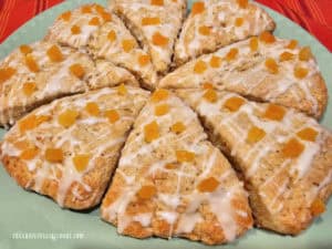Apricot Glazed Scones - The Grateful Girl Cooks!