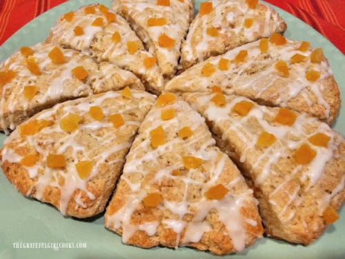 Apricot Glazed Scones - The Grateful Girl Cooks!