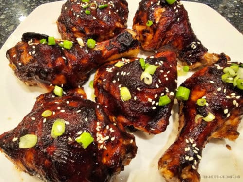 Asian BBQ-Glazed Chicken - The Grateful Girl Cooks!