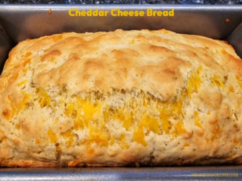 Cheddar Cheese Bread (easy!) - The Grateful Girl Cooks!