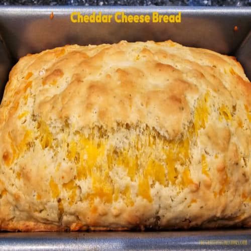 Cheddar Cheese Bread (easy!) - The Grateful Girl Cooks!